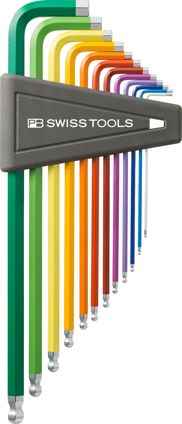 RainBow Inch Hex Key Set PB 212Z LH RB CN by PB Swiss Tools USA