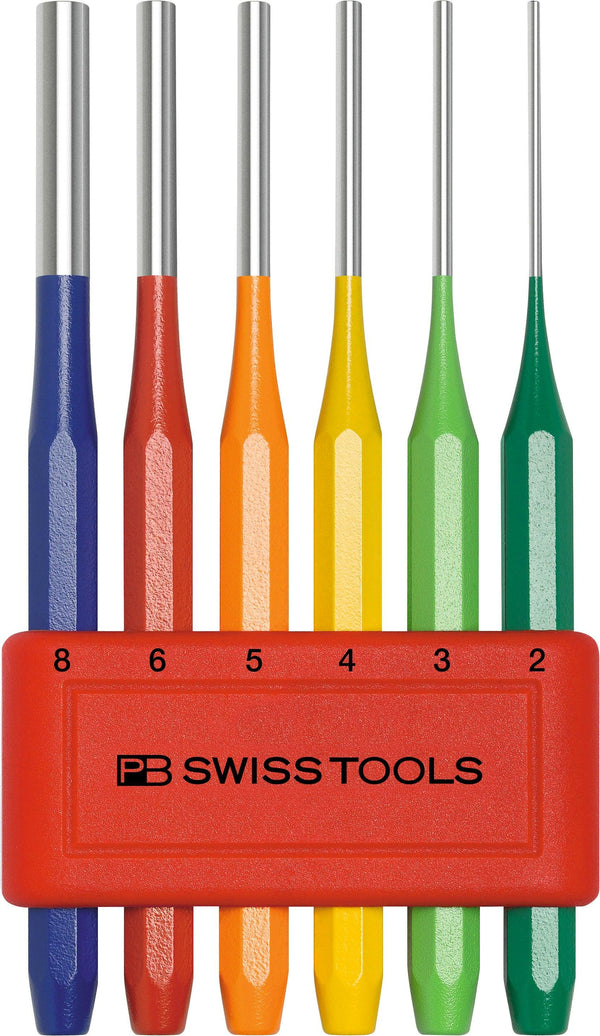 RainBow Pin Punch Set PB 755 BL RB CN by PB Swiss Tools USA